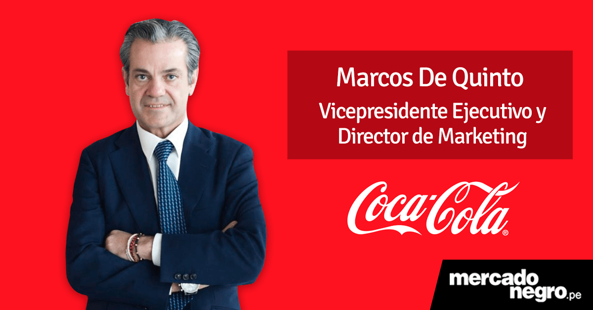 Marcos De Quinto deja Coca-Cola después de 35 años - Mercado Negro