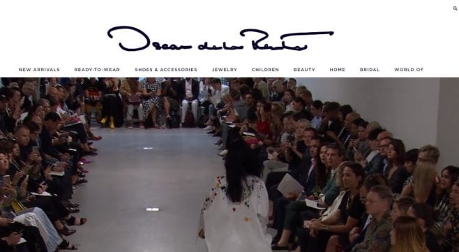 Oscar de La Renta presenta nuevo logo - Mercado Negro