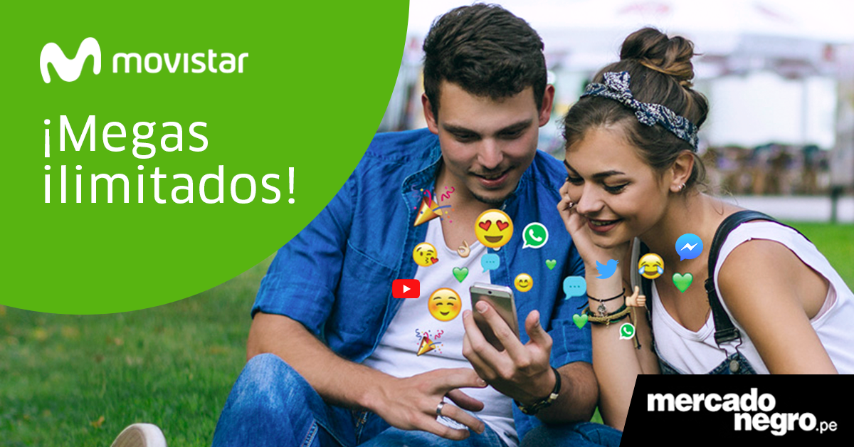 Movistar ofrece planes ilimitados para sus clientes - Mercado Negro