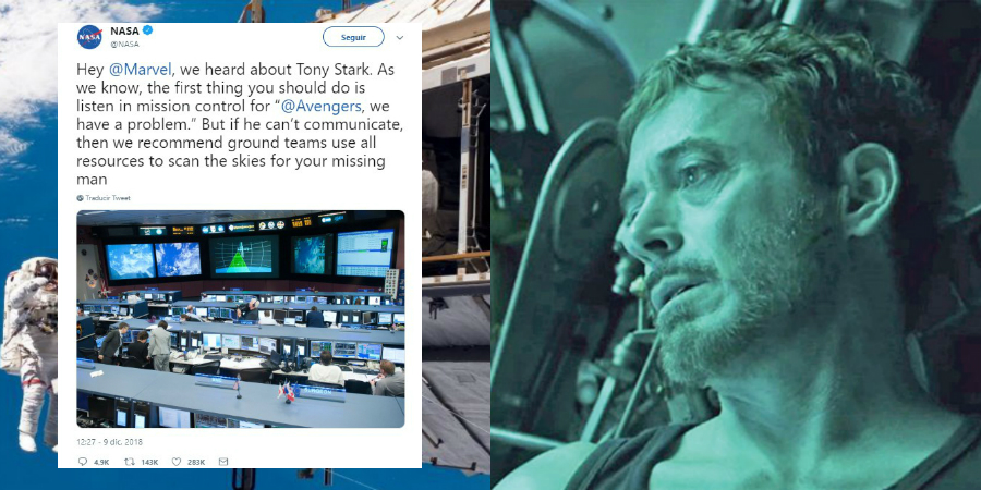 Nasa da tips a Tony Stark de cómo sobrevivir en el espacio - Mercado Negro
