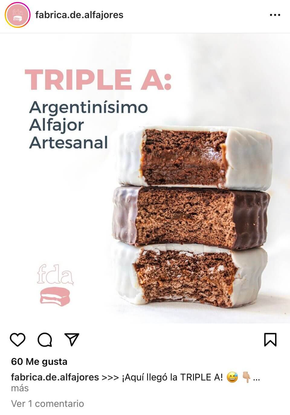 Marketing sin contexto: marca de alfajores se autodenomina “Triple A” y ...