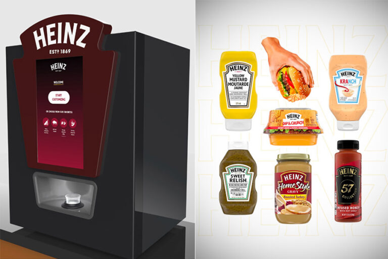 Heinz presenta su innovadora máquina dispensadora para crear salsas ...