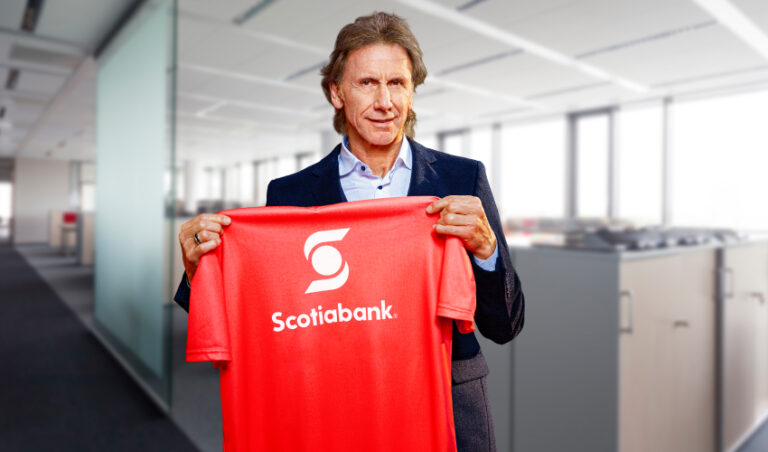 Scotiabank reposiciona su marca corporativa de la mano de Ricardo Gareca - Mercado Negro