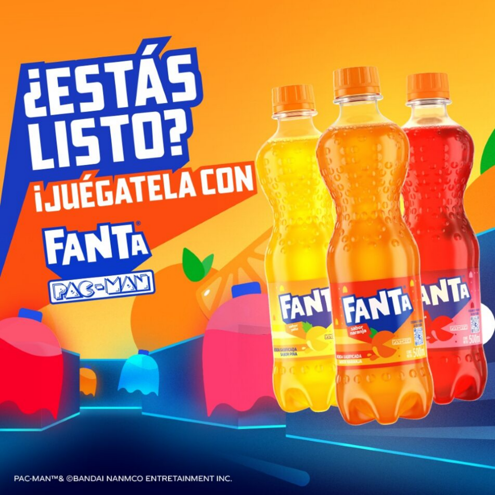 Fanta se une a PAC-MAN y rediseñan el icónico videojuego