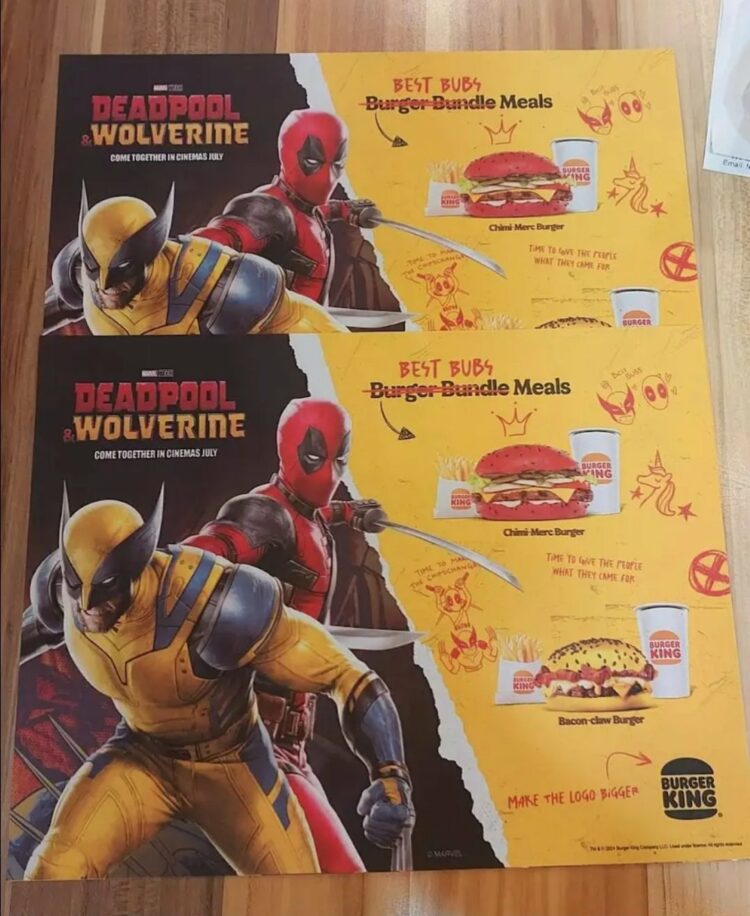 Burger King lanza su exclusivo combo "Deadpool & Wolverine" - Mercado Negro