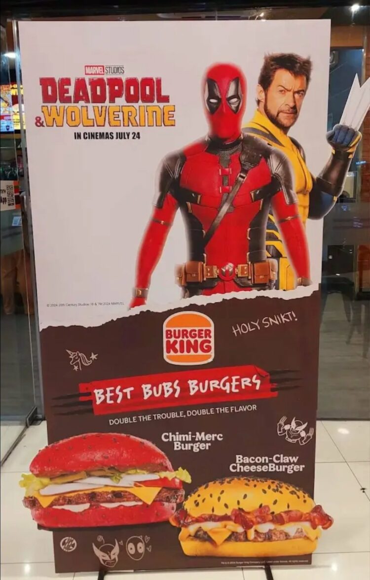 Burger King lanza su exclusivo combo "Deadpool & Wolverine" - Mercado Negro