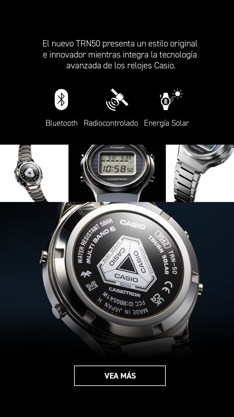 Casio celebra 50 años del“Casiotron”, el primer reloj digital del mundo ...